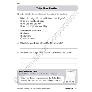 Evan-Moor Non-Fiction Reading Practice, Grade 1