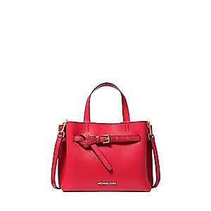 Michael Kors Emilia Small Logo Satchel (Dk Sangria)