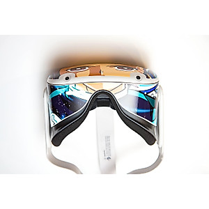 Water Breath Anime Eyes Skin Wrap for Oculus Quest 2 – VR Headset and 2 Controllers | Protective, Smooth, Laminated Vinyl with Strong Adhesive | Easy Installation and adjustability | Made in The USA