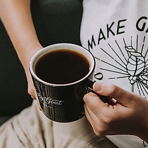 Lucky Goat Flavored Ground Coffee – Southern Pecan – Nutty, Pecan, Light Body, Low Acidity, Smooth and Sweet - Medium Roast, 12 Ounce Bag, Arabica