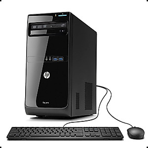 HP Pro 3405 Tower Desktop Business PC, AMD Series A4 3420 2.8GHz, 8G DDR3, 2T, WiFi, BT 4.0, DVD, Windows 10 64-Multi-Language Support English/Spanish/French (Renewed)