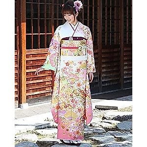 PetSoKoo Four-Leaf Clover Cat Collar with Bell Breakaway Buckle. Japan Chirimen,Cute Kitten Collar for Girl Boy,Samll Cat,Pink