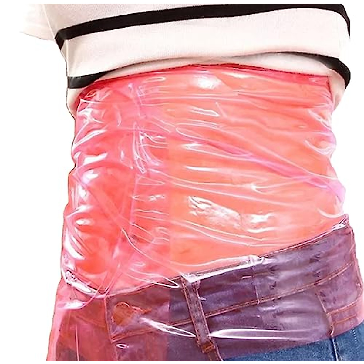 Sweat Belly Band Sauna Waist Trainer Belts For Women Weight Loss Sweat Wrap Body Shaper Red