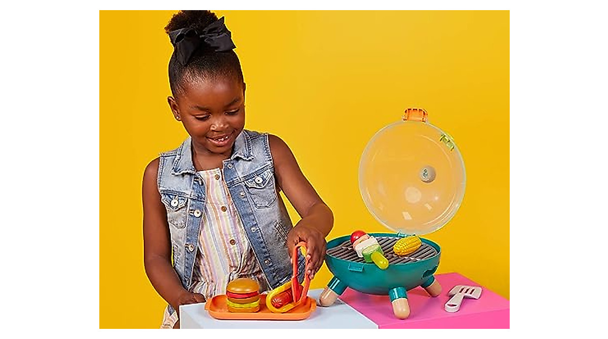 Mini Chef BBQ Grill Playset for Kids - Role-Play & Cooking Fun