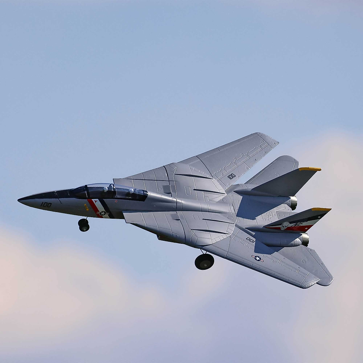 E-flite RC Airplane F-14 Tomcat Twin 40mm EDF BNF Basic Transmitter Battery and Charger Not Included EFL01450