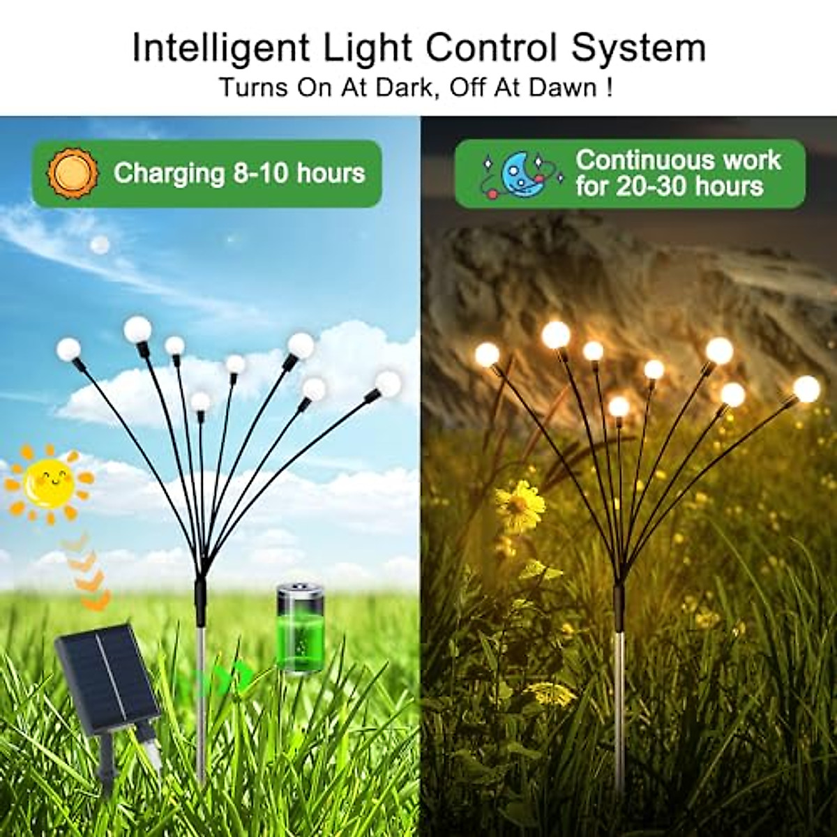 YShengMian Solar Garden Lights (7 Pack)