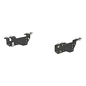 CURT 16448 5th Wheel Installation Brackets, Select Ford F-250, F-350, F-450 Super Duty, CARBIDE BLACK POWDER COAT
