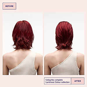 Maria Nila Luminous Colour, Shampoo 11.8 Fl Oz, Reduces Colour Loss from Washing, Pomegranate Counteracts Dehydration, 100% Vegan & Sulfate/Paraben free