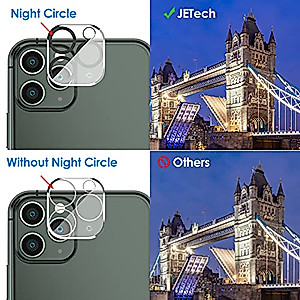 JETech Screen Protector for iPhone 11 Pro Max 6.5-Inch with Camera Lens Protector, Tempered Glass Film, 2-Pack Each