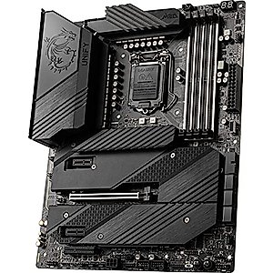 MSI MEG Z590 Unify Gaming Motherboard (ATX, 11th/10th Gen Intel Core, LGA 1200 Socket, DDR4, PCIe 4, SLI/CFX, M.2 Slots, Wi-Fi 6E)