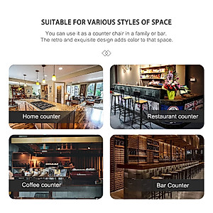 Kiztir Counter Height Bar Chairs Set of 2, 27" Modern Velvet Bar Stools with Button Decor, Nailhead Trim, Solid Wooden Legs, Beige Upholstered Bar Stools for Kitchen, Cafe, Pub (Black)