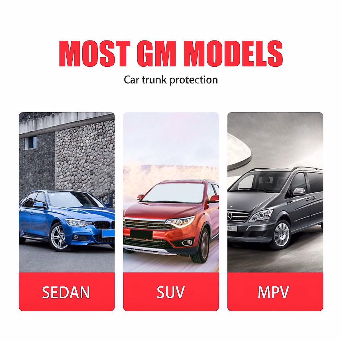 Jawmoy 1 PC Car Rear Bumper Protector Guard, Trunk Rubber Protection Strip, Car Rear Bumper Protector Cover, Universal Scratch-Resistant Trunk Guards Trim, for Most Cars (American Flag Black #3201)