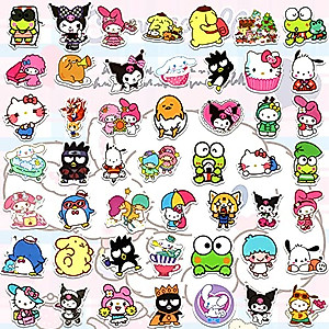 100PCS Cartoon Stickers Kawaii Stickers, Anime Stickers for Kids, Vinyl Laptop Stickers for Water Bottles Anime Stickers for Adults Kids Teens