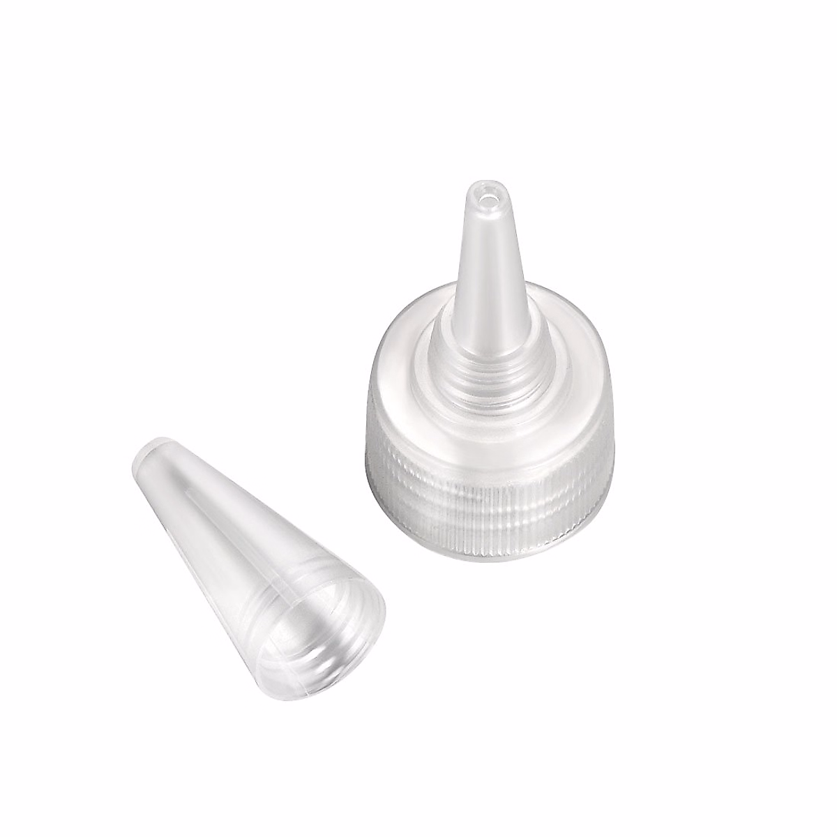 5pcs 260ml Twist bottle Liquid bottle Steel Bottles squeezable dropping bottler for Flavorings and liquid (Transparent, 260ml)