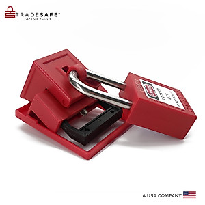 TRADESAFE Circuit Breaker Lockout Device, 3 Pack, 480/600 Volt, Clamp-on Breaker Lock Out Device, OSHA Compliant, Premium Grade, Large