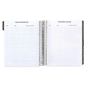 Erin Condren 7" x 9" Platinum Coiled Focused Teacher Lesson Planner (July 2023 - June 2024) - Mustard Mosaic Vegan Leather Cover - 80 Lb. Thick Mohawk Paper, 12 Month Calendar