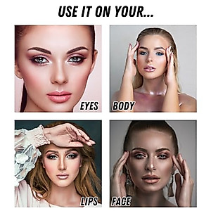 Mynena Yellow Gold Makeup Highlighter Pigment Powder | Vegan Paraben-Free Cruelty-Free