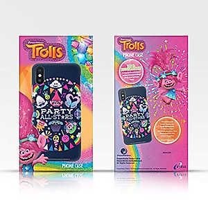 Head Case Designs Officially Licensed Trolls Poppy Snack Pack Leather Book Wallet Case Cover Compatible with Oppo A57s