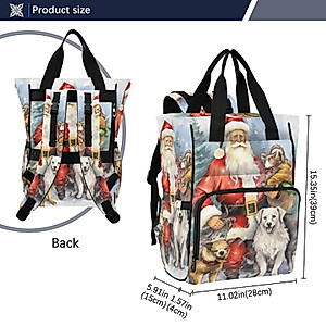 xigua Santa Claus Diaper Bag Backpack Multi Function Baby Changing Bags Waterproof Large Capacity Travel Back Pack for Mom Dad