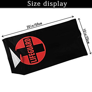 Lifeguard Gear Logo 3D Neck Gaiter Bandana Mouth Mask for Fishing, Perfect for Men Women