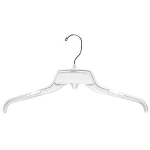 Only Hangers Unbreakable Clear Top Hanger [ Bundle of 25 ]