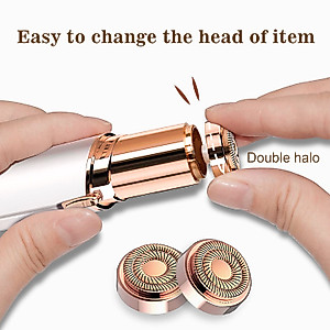 Women's Facial Hair Remover Replacment Heads Compatible with Flawless Finishing Touch Facial Hair Removal Tool for Face