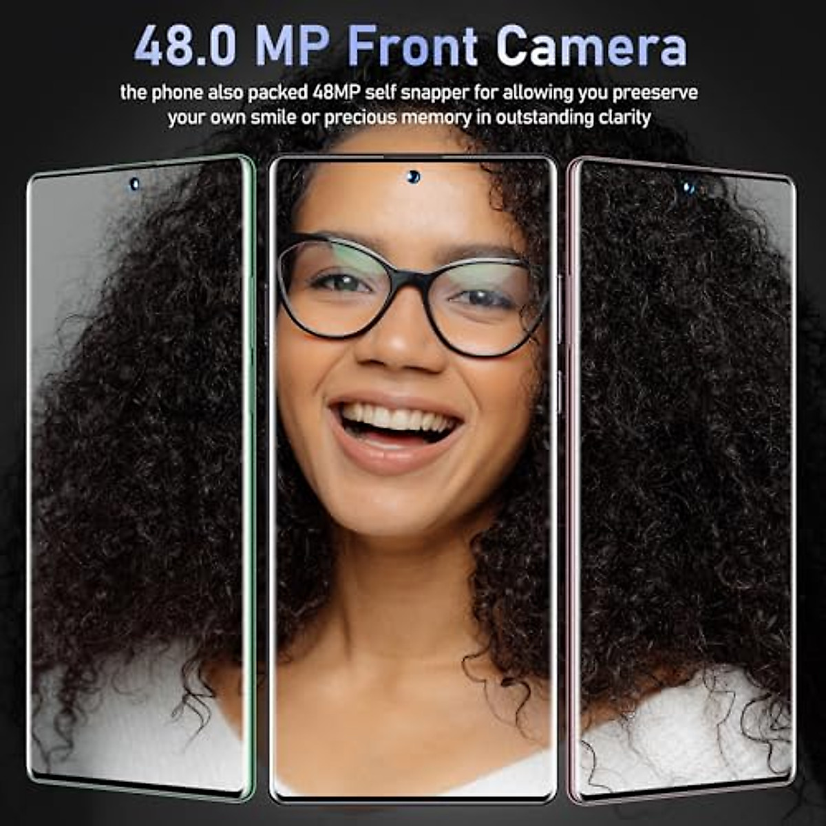 2023 Global Version S22 Ultra Smartphone 7.3INCH 5G Mobile Phones 16GB RAM 1TB ROM Cell Phone Facial Fingerprint Unlocking ID Dual Sim Card,Green-1TB