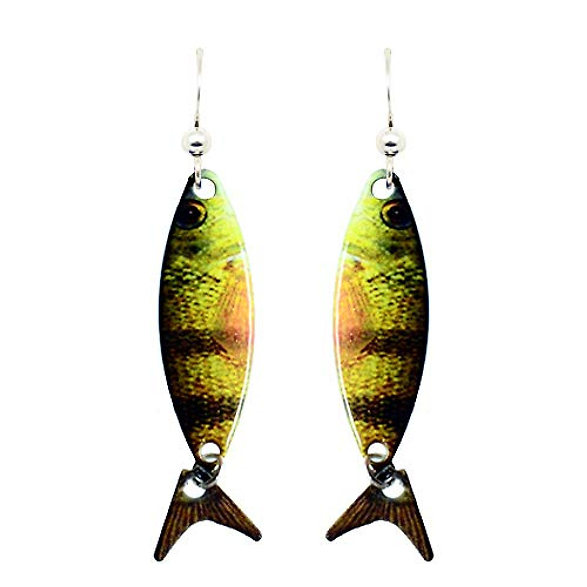 Perch Earrings by d'ears Non-Tarnish Sterling Silver French Hook Ear Wire