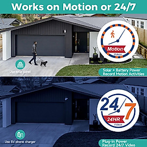 XMARTO WiFi 6 Long Range Wire-Free Solar Home Security Camera System Wireless, 4-Set 4MP QHD CCTV Camera Kit with 4K 10CH Expandable WiFi NVR and 1TB HDD Storage (Suitable for Indoors/Outdoors)