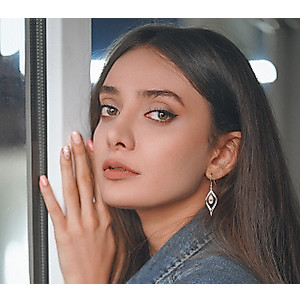 Fashion Swarovski Crystal Twist Leaf 925 Sterling Silver Drop Earrings for Women in Gold-plated