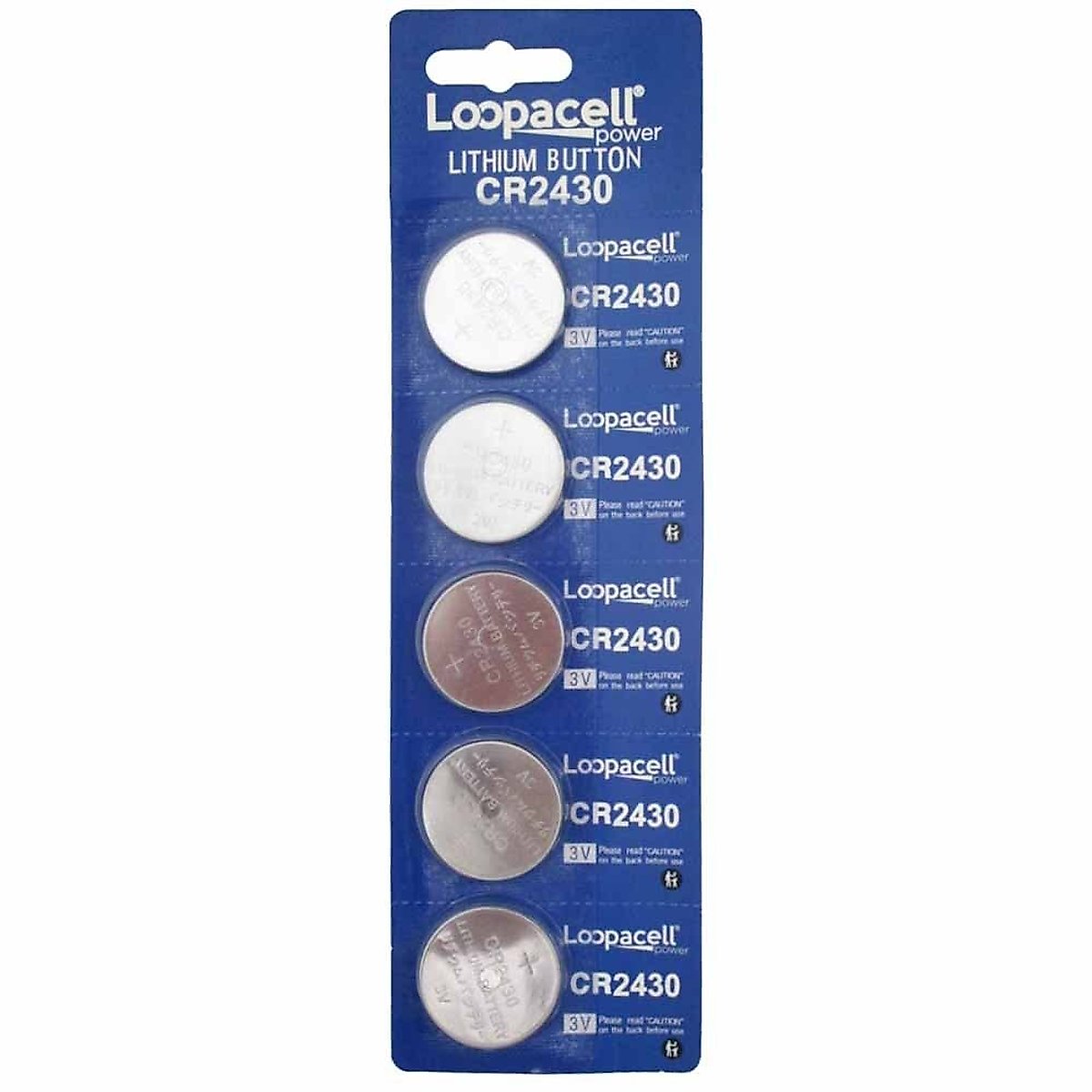 LOOPACELL Lithium Battery CR2430-10 Pcs Pack - 2 Blisters 3V Lithium Button Cell