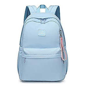 Kids Backpack Boys And Girls Backpack Blue Waterproof School Backpack Suitable for Age for Over 6 Years old Lightweight Blue Travel Toddler Backpack（Blue ）