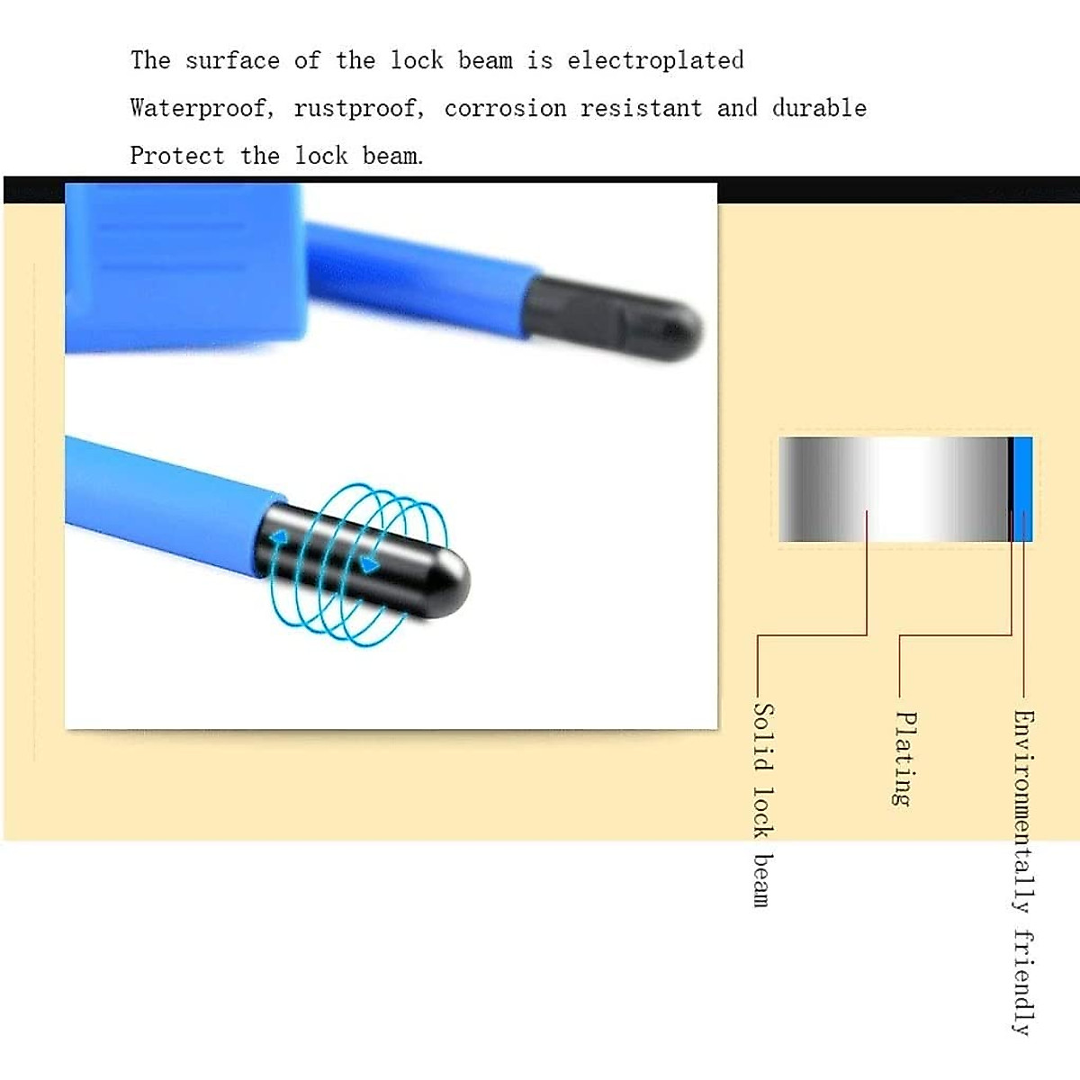 DULASP Lock for Bicycle U-Shaped Anti-Theft Lock Password Lock Mountain Bike Lock Electric Car Lock Bike Lock