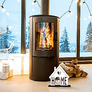 Jetec Home Decor Interchangeable Sign Wooden Decorative Home Signs Interchangeable Table Centerpiece Blessed Table Centerpiece Fireplace Decorations for Valentines Easter Living Room Decor