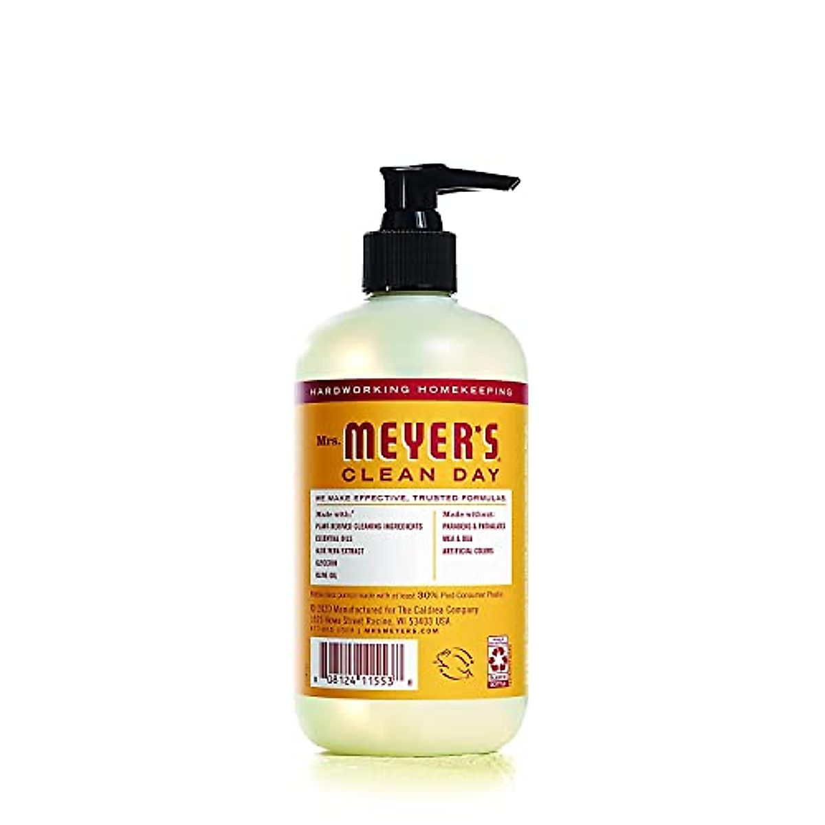 MRS. MEYER'S CLEAN DAY Hand Soap, Made with Essential Oils, Biodegradable Formula, Clementine (12.5 Fl Oz (Pack of 2))