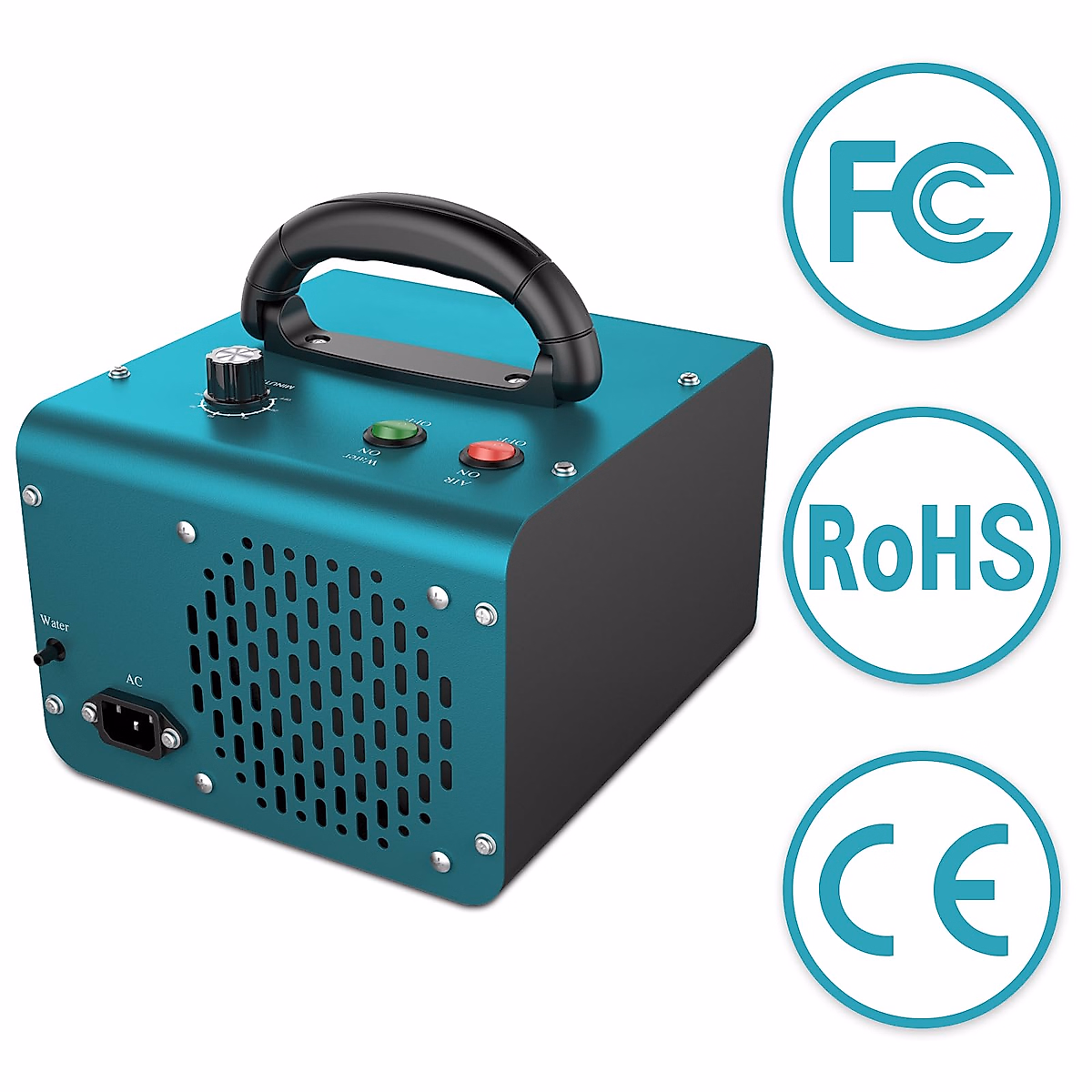 AOBOCO Ozone Machine with Air & Water Modes 28,000mg/h - High Capacity Home & Industrial & Commercial Ozone Machine for Car,House,Room,and Pets