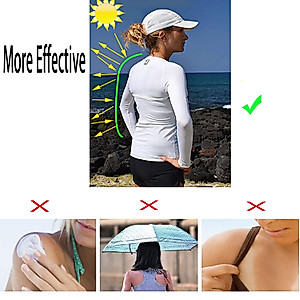 Hairwilly Advanced Cooling Shawl Arm Sleeve Sun Protection Comfortable & Breathable for Women Men