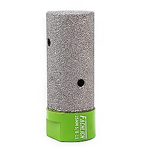 FACHLICH Diamond Finger Bit 25mm Granite Milling Bit 1" for Enlarging and Shaping or Round Bevel Existing Holes in Porcelain Hard Ceramic Granite and Marble