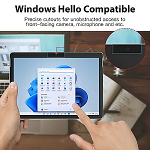 MoKo 2Pack PET Matte Screen Protector for Microsoft Surface Go 10.5 inch (2018/2020/2021/2023), Write, Draw and Sketch with Surface Pen, Anti Glare