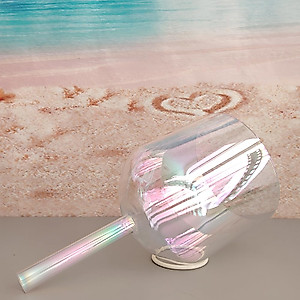 ENERGYSOUND Cosmic Handle Clear G Throat Chakra Quartz Crystal Singing Bowl 8 inch