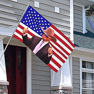 Cowboy America 2024 Flag 3x5 FT Home Outdoor Garden Yard Decoration Banner with 2 Brass Grommets