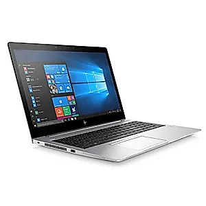 HP 15.6" EliteBook 850 G5 Notebook, Intel Core i5-8350U, 8GB RAM, 256GB SSD, Fingerprint, Windows 10 Pro, Silver (Renewed)