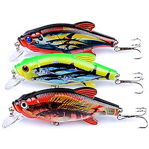 BESPORTBLE 6 Pcs Fishing Bait Lifelike Lure Trout Bait swimbait Swim Baits Lures Trout Fishing Gear Fishing Tackle Saltwater Fishing Lures bass Lure Minnow Fishing Lures Small Fish Fake Bait