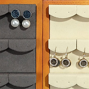 BIVVI Fine Jewelry Display Stand Earring Display Stands for Selling, Jewelry Display Organizer Earring Rack Display Holder Stand, Jewelry Display for Selling Earring Cards Jewelry Holder