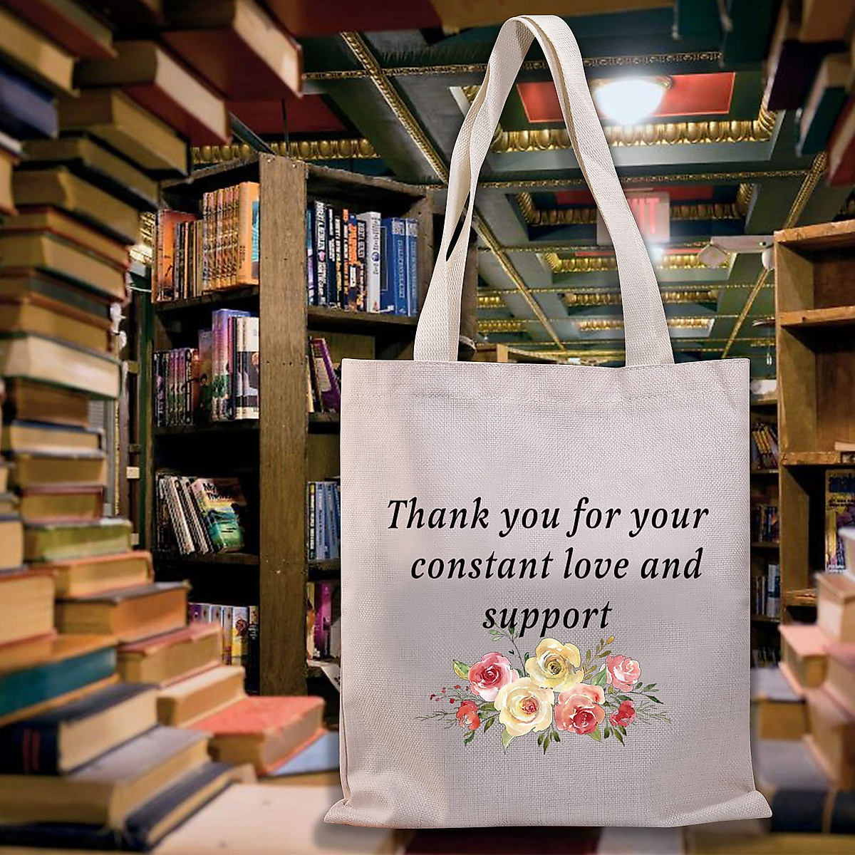 BDPWSS Aunt Of The Bride Tote Bag Wedding Gift For Aunt Thank You For Your Constant Love And Support Bag (Bride aunt TG)