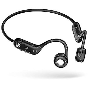 CHENSIVE Bone Conduction Headphones Open Ear Headphones Wireless Bluethooth 5.2 Sport Headphones Earbuds Waterproof with Built-in Mic for Workouts, Running, Cycling, Driving