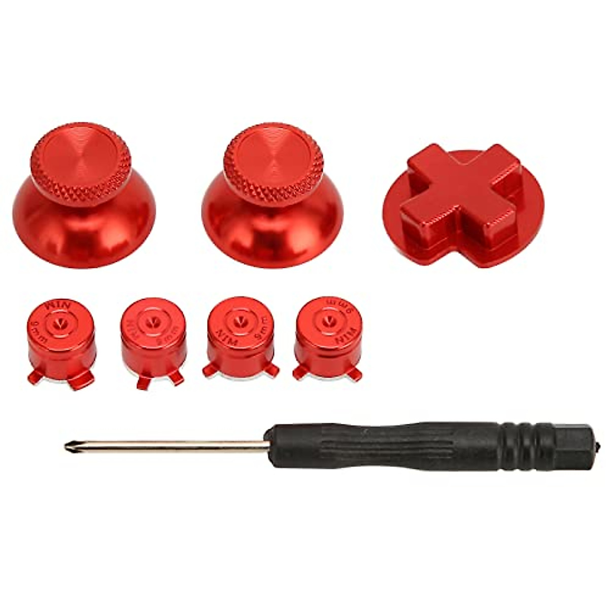 Game Controller Button Gamepad Metal Button Aluminum Alloy D Pad ABXY Fabric