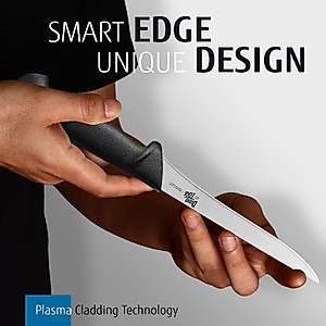 dimoedge 6 inch Professional Boning Knife, Super Sharp Deboning Knife with Ergonomic Handle(Black)