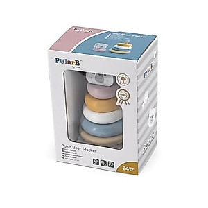 The Original Toy Company PolarB Wood Toy - Polar Bear Stacker