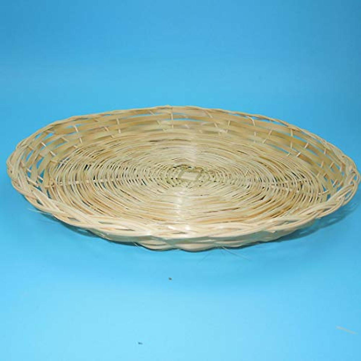 4 pcs Brown Wicker Paper Plate Holders,10 inches，Paper Plate Holders Wicker Heavy Duty， Wicker Paper Plate Holder，Paper Plate Holders Bamboo，Paper Plate Holders Reusable